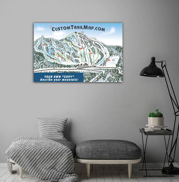 Custom Trail Map Poster