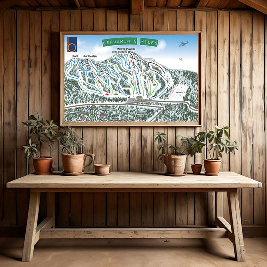 Customize Your Own Mountain Trail Map – Custom Trail Map