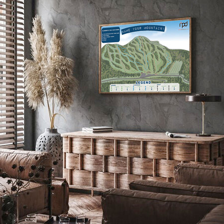 Customize Your Own Mountain Trail Map – Custom Trail Map