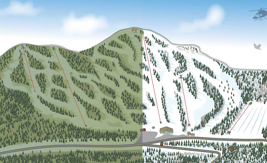 Customize Your Own Mountain Trail Map – Custom Trail Map